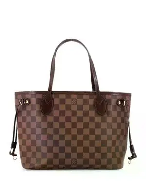 LOUIS VUITTON Neverfull Nm Damier Pm Tote Bag - Brown