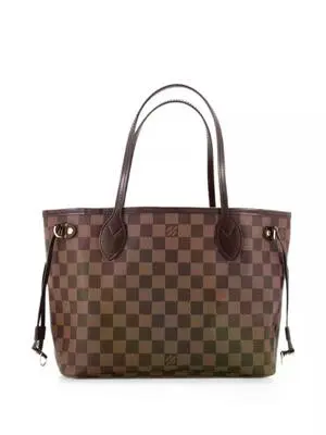 LOUIS VUITTON Neverfull Nm Damier Pm Tote Bag - Brown