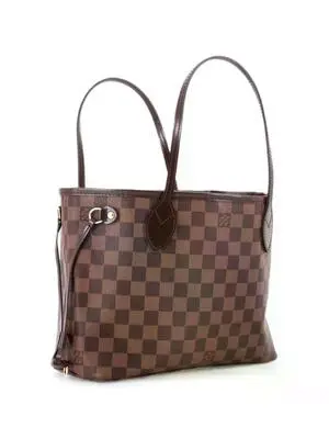 LOUIS VUITTON Neverfull Nm Damier Pm Tote Bag - Brown