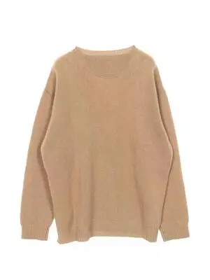 Valentino Garavani Cashmere Crew Neck Sweater - Brown