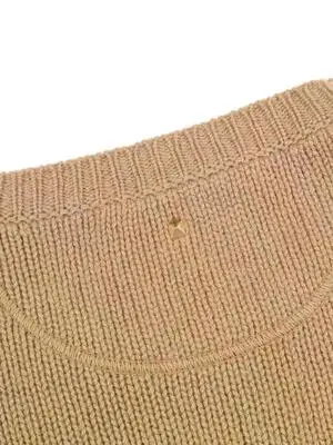 Valentino Garavani Cashmere Crew Neck Sweater - Brown
