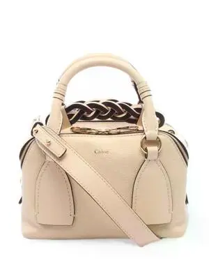 Chloé 2010s Daria Leather Tote Bag