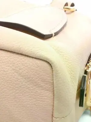 Chloé Daria Leather Tote Bag - Neutrals