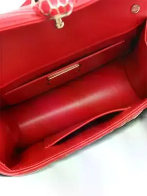 BVLGARI 2010s Serpenti Diamond Blast Tote Bag