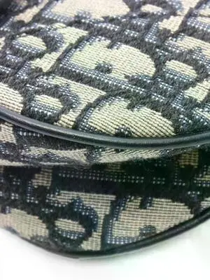 Dior Monogram Mini Saddle Tote Bag - Blue
