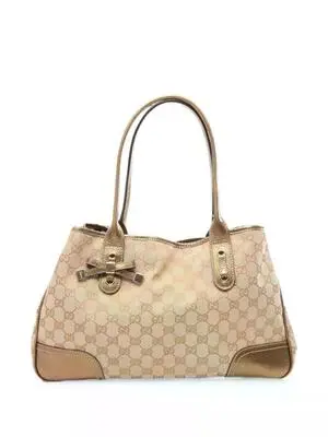 Gucci 2000s Princy Gg Canvas Tote Bag - Neutrals