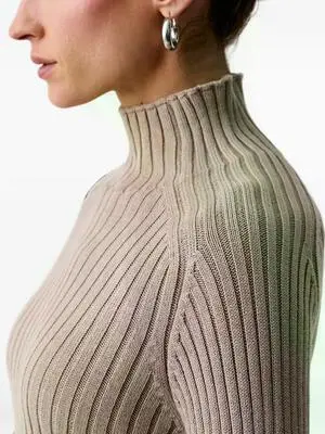 Marc O'polo Ribbed-knit High-neck Sweater