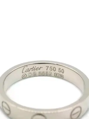 Cartier 18kt White Gold Love Ring