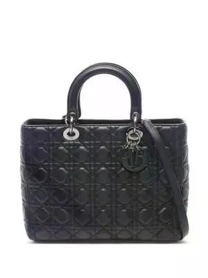 Dior Lady Tote Bag - Black