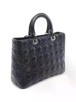 Dior Lady Tote Bag - Black