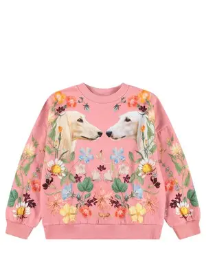 MOLO Sweatshirt Afghan Hounds - Beige