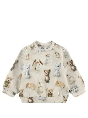 MOLO Sweatshirt Color "felted Friends - Multi