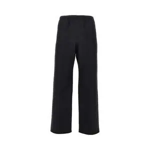 Gucci Cotton Pants With Gg Motif - Black