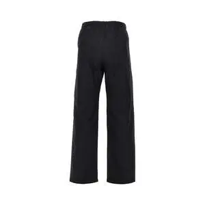Gucci Cotton Pants With Gg Motif - Black
