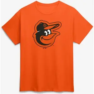 LOGO ATHLETIC Baltimore Orioles Official Logo T-shirt - Orange