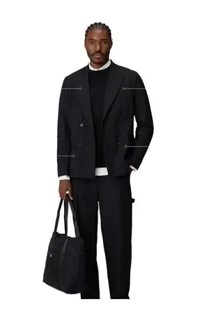 FABLETICS The Don Double Breasted Blazer