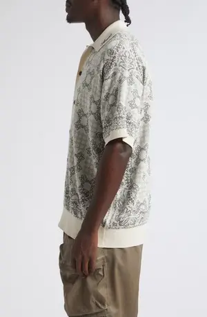 Amiri Ma Quad Check Cotton Piqué Cardigan