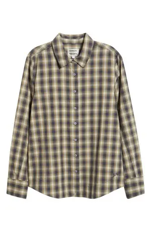 DAMSON MADDER Solana Checked Organic Cotton Shirt