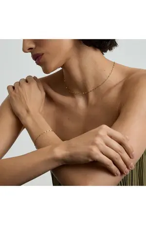 D.LOUISE Textured Chain Necklace