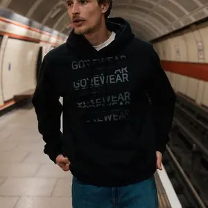 GOREWEAR Fracture Logo Hoodie - Black