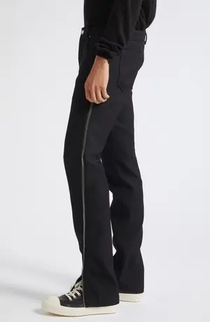 Rick Owens Vega Jeans With Zipper Detailing