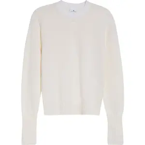 COURREGES Fitted Merino Lambswool Sweater