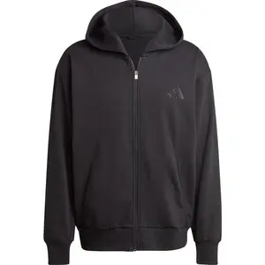 Adidas All Szn Fleece Full-zip Hoodie - Black