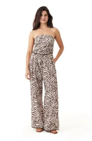Habitual Scarf Strapless Top