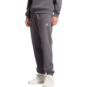 Adidas Essentials Trefoil Fleece Joggers - Grey Strata