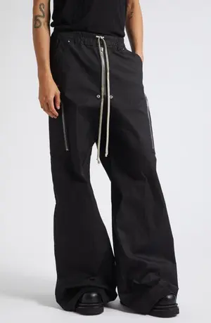 Rick Owens Heizer Belas Pants Wide Leg Trousers