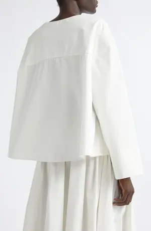 KALLMEYER Marguerite Starched Cotton Poplin Top