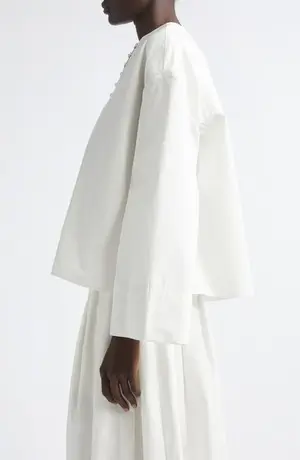 KALLMEYER Marguerite Starched Cotton Poplin Top