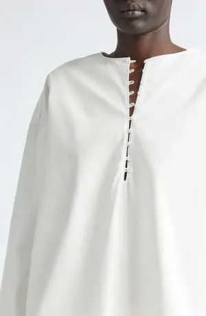 KALLMEYER Marguerite Starched Cotton Poplin Top