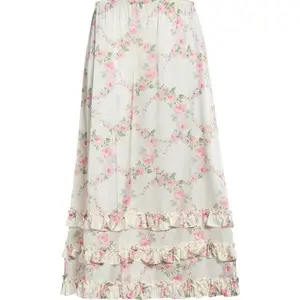 Simone Rocha Ruffle Frill Hem Easy Skirt