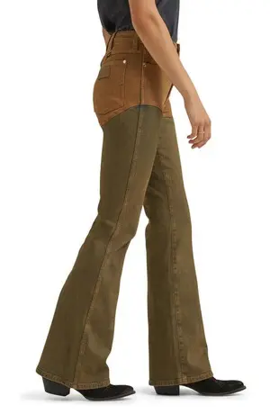 Wrangler Western Chaps Flare Jeans