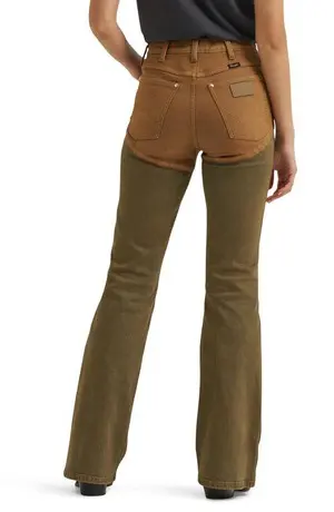 Wrangler Western Chaps Flare Jeans