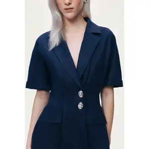 NOCTURNE Short Sleeve Blazer Jacket