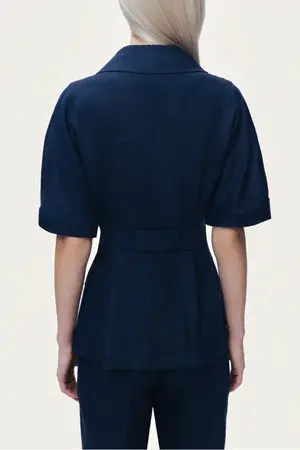 NOCTURNE Short Sleeve Blazer Jacket