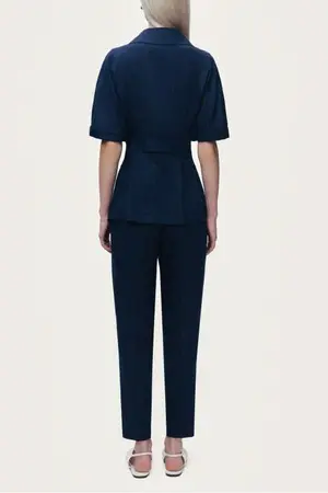 NOCTURNE Short Sleeve Blazer Jacket