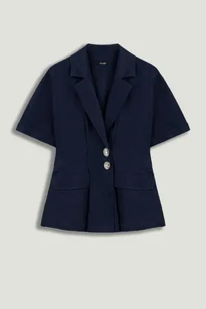 NOCTURNE Short Sleeve Blazer Jacket
