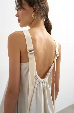 Topshop Scoop Back Maxi Dress