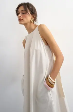 Topshop Scoop Back Maxi Dress