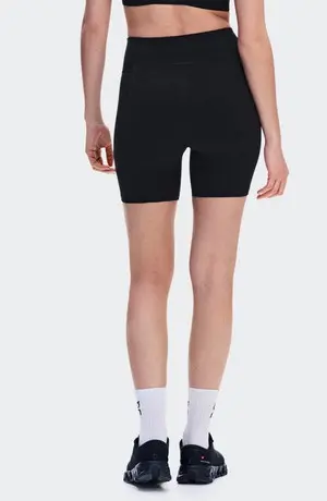 On Studio High Waist Pocket Bike Shorts - Black