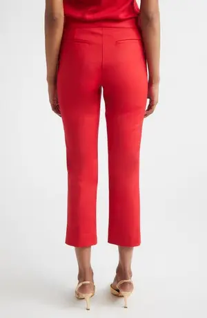 St. John Luxe Twill Crop Pants