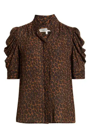 FRAME The Gillian Silk Top