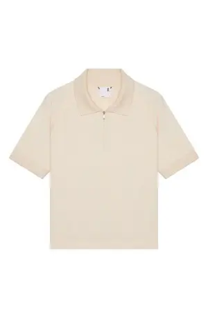 On Courtside Cott Blend Terry Polo - Chantilly
