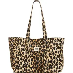 DAMSON MADDER Canvas Tote - Leopard