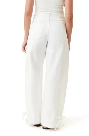 Habitual Drapey Relaxed High Waist Barrel Leg Jeans