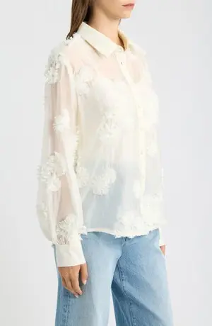 PETAL & PUP Cliona Floral Shirt