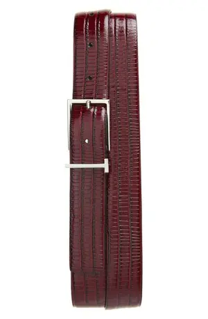 TOM FORD Tejus Embossed Leather Belt
